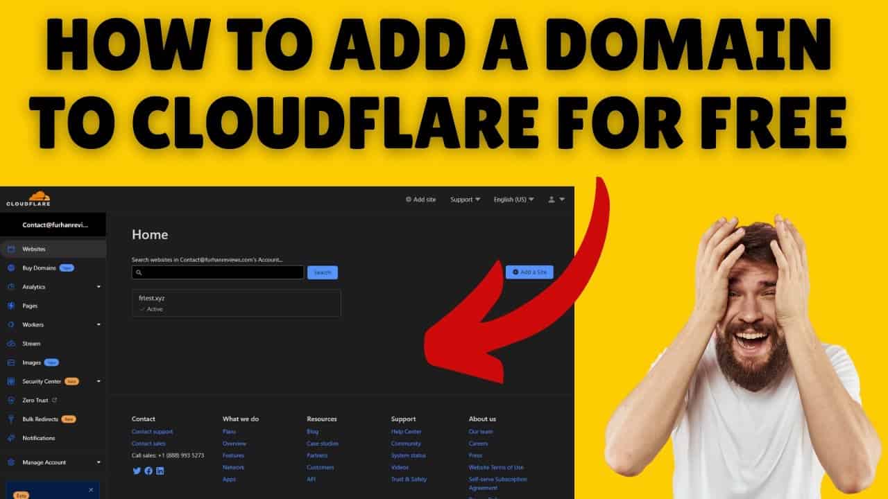 How To Add A Domain To Cloudflare For Free